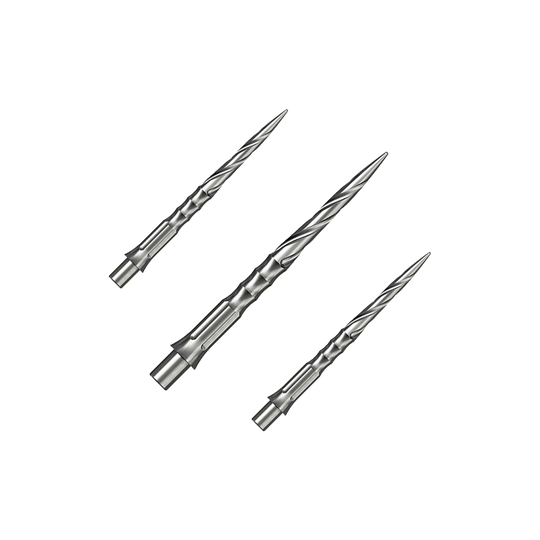 Caliburn System Steeldartspitzen - Spiro - NoLip - Silber | 28 mm | 8 ...